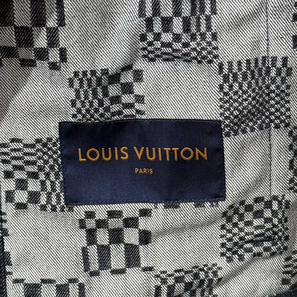 Louis Vuitton | Jackets & Coats | Louis Vuitton Virgil Abloh Distorted ...